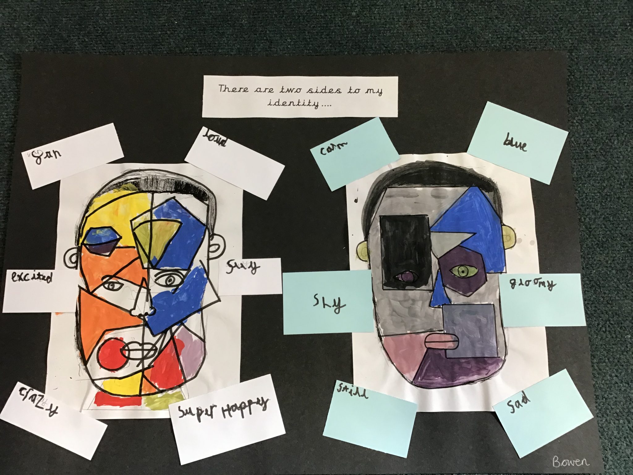 Year 2 – Picasso Artwork – Shamblehurst Primary School
