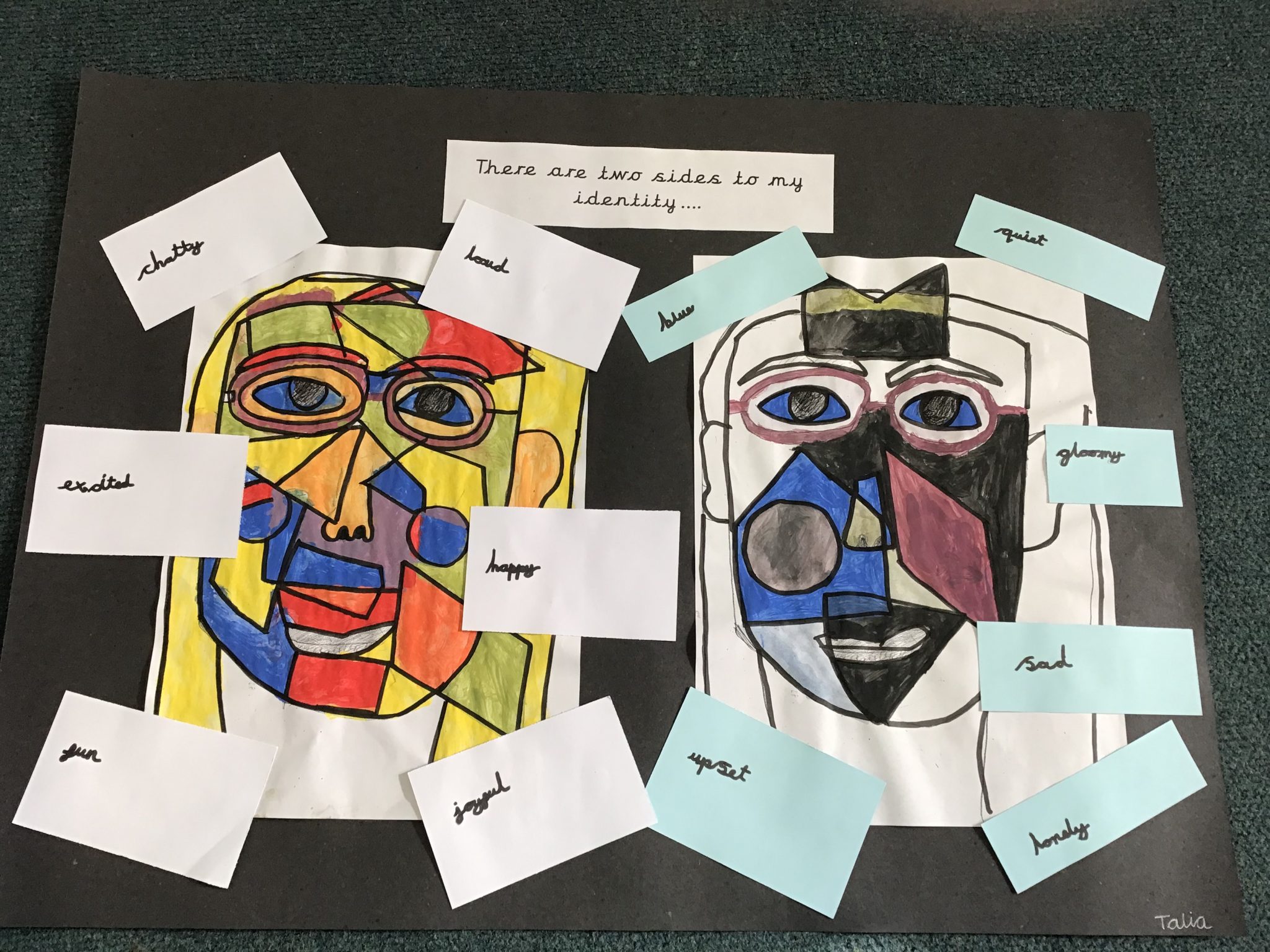 Year 2 – Picasso Artwork – Shamblehurst Primary School